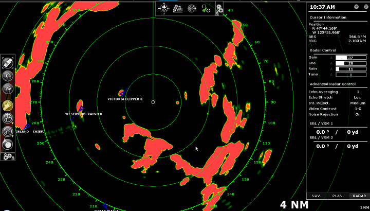 Espace de travail Radar