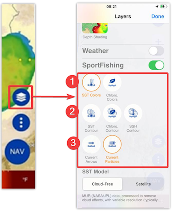 Display Oceanographic Data on the Chart